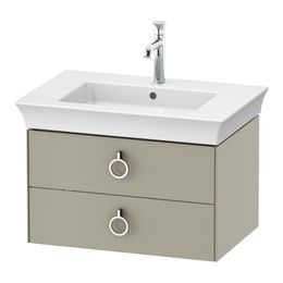 Duravit Waschtischunterschrank White Tulip 68,4x45,8cm, T m, 2 Schubk. m Gr., wandh&auml;ngend (WT435106060)