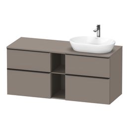 Duravit Waschtischunterschrank D-Neo 140x55cm, 2 SBK, 2 A, B R, sw/Bas ma (DE4970RBD430000)