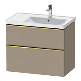 Duravit Waschtischunterschrank D-Neo 78,4x45,2cm, 1 Kast, B R, gol pol/Leinen (DE4358034750000)