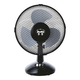 DEKO Tischventilator 23cm, 30W, osz. B 236 Stratos sw)