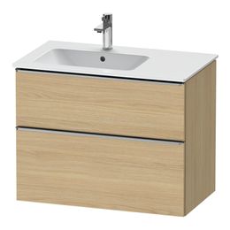 Duravit Waschtischunterschrank D-Neo 81x46,2cm, 1 Kast, B L, ES geb/Eiche Nat (DE4366070300000)