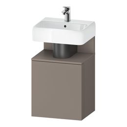 Duravit Waschtischunterschrank Qatego 44x35x64,5cm, 1 T., T. re, Basalt matt (QA4076R43430000)