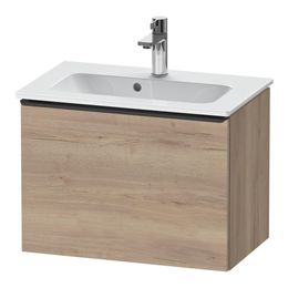 Duravit Waschtischunterschrank D-Neo Compact 61x37,2, sw/Ei marm., 1 Ausz., wandh&auml;ngend (DE42680BD550000)