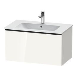 Duravit Waschtischunterschrank D-Neo 81x46,2cm, sw/w hgl, 1 Ausz., wandh&auml;ngend (DE42620BD220000)