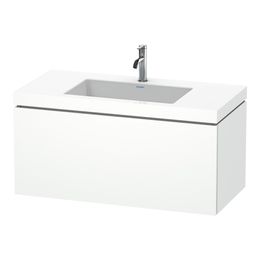 Duravit Waschtischunterschrank c-bonded L-Cube 100x48cm, 1 HL, we. ma, 1 Ausz., wandh&auml;ngend (LC6918O1818)