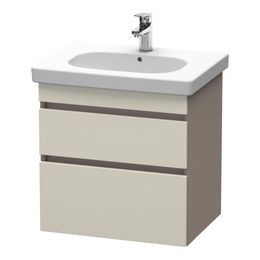 Duravit Waschtischunterschrank DuraStyle 60x45,3cm, tau/bas ma, 2 SchKa., wandh&auml;ngend (DS648309143)