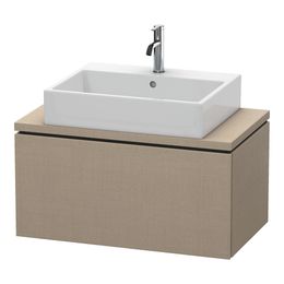 Duravit Waschtischunterschrank Compact L-Cube 82x47,7cm, leinen, f&uuml;r Konsole, 1 Auszug (LC580207575)