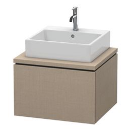Duravit Waschtischunterschrank L-Cube 62x54,7cm, leinen, f&uuml;r Konsole, 1 Auszug (LC581007575)