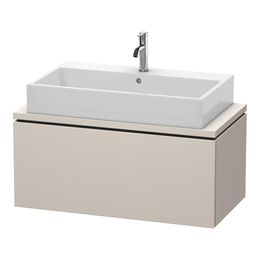 Duravit Waschtischunterschrank Compact L-Cube 92x47,7cm, Tau ma, f&uuml;r Konsole, 1 Auszug (LC580309191)