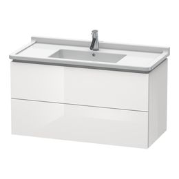 Duravit Waschtischunterschrank L-Cube 102x46,9cm, we. hgl, 2 Schub., wandh&auml;ngend (LC626602222)