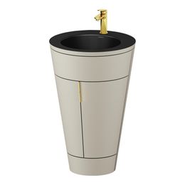 Duravit Waschtischunterschrank c-bonded Set Starck 1 56x86,4x60,5cm, st, G g pol., Tau s-matt (S19514O34600000)