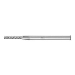 Pferd TOOLS Hartmetall Fr&auml;sstift Zylinder ZYAS stirnverzahnt &Oslash; 02x10mm Schaft-&Oslash; 3mm Z3P universal mittel kreuzverzahnt (21200183)