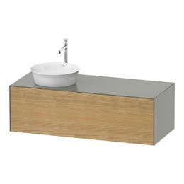 Duravit Waschtischunterschrank White Tulip 130x55cm, 1 AZ, 1 Pl, B l, E Nat StG m (WT4977LH592)