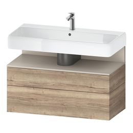 Duravit Waschtischunterschrank Qatego 99x47x59cm, T m/E ma, 1 Kast, m Nischenb (QA4395091550010)