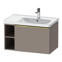 Duravit Waschtischunterschrank D-Neo 78,4x45,2cm, 1 A, B R, gol pol/Basalt ma (DE4257034430000)