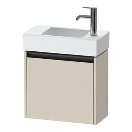 Duravit Waschtischunterschrank Ketho.2 48,4x23,8cm, An L, T matt, 1 T&uuml;r, wandh&auml;ngend (K25072L83830000)