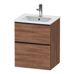 Duravit Waschtischunterschrank D-Neo 51x40,2cm, 1 Kast, 1 A, wd, sw/Nuss Nat (DE43600BD790000)