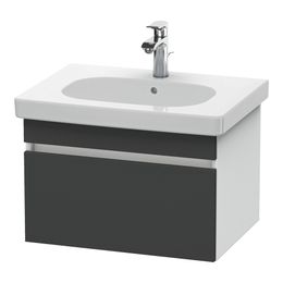 Duravit Waschtischunterschrank DuraStyle 60x45,3cm, gra m/we ma, 1 Ausz., wandh&auml;ngend (DS638304918)