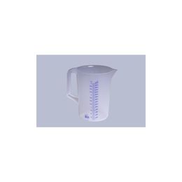 H&uuml;nersdorff H&uuml;nersdorff Messkanne 3.000 ml, PP, 2 Skalen geschlossener Griff, transparent (938000)