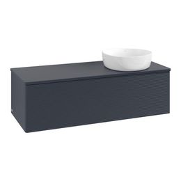 Villeroy & Boch Villeroy und Boch Antao Waschtisch-Unterschrank K34110HG 120x36x50cm, Waschbeckenplattenfarbe Lack, midnight blue matt lacquer