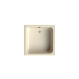 Bette BetteDelta Duschwanne 5610-001 100x100x28cm, pergamon