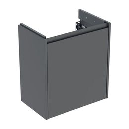 Geberit Renova Compact Waschtisch-Unterschrank 504084JK1 1 T&uuml;r, Korpus/Front lava / lackiert seidenmatt, Breite 55 cm