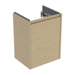 Geberit Renova Plan Unterschrank 504022PS1 45,7 x 60,6 x 24,2 cm, Korpus/Front Eiche natur / Melamin Holzstruktur, 1 T&uuml;r