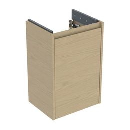 Geberit Renova Plan Unterschrank 504021PS1 40 x 60,6 x 20,3 cm, Korpus/Front Eiche natur / Melamin Holzstruktur, 1 T&uuml;r