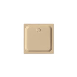 Bette BetteSupra Duschwanne 5620-003T 100x100x6,5cm, Wannentr&auml;ger, bahamabeige