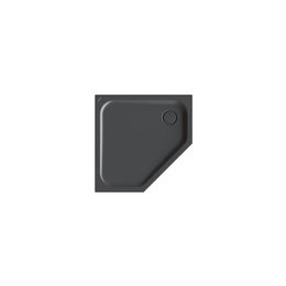 Bette BetteCaro Duschwanne 7189-400 90x90x3,5cm, raven