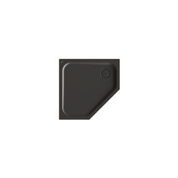 Bette BetteCaro Duschwanne 7189-401 90x90x3,5cm, anthracite