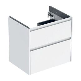 Geberit Renova Plan Waschtisch-Unterschrank 504028011 2 Schubladen, Korpus/Front wei&szlig; / lackiert seidenglanz, Breite 64,4 cm