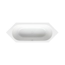 BetteStarlet 6-Eck-Badewanne 2060000PLUS 200 x 75 x 42 cm, weiss GlasurPlus