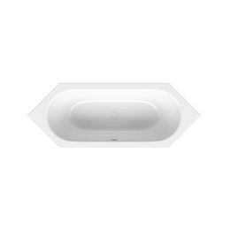 BetteStarlet 6-Eck-Badewanne 2040000PLUS 188 x 70 x 42 cm, weiss, GlasurPlus