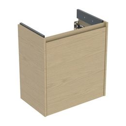 Geberit Renova Compact Waschtisch-Unterschrank 504084PS1 1 T&uuml;r, Korpus/Front Eiche natur / Melamin Holzstruktur, Breite 55 cm