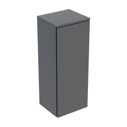 Geberit Renova Plan Mittelhochschrank 504044JK1 1 T&uuml;r, Breite 33cm, Korpus/Front lava / lackiert seidenmatt