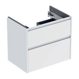 Geberit Renova Plan Waschtisch-Unterschrank 504029001 2 Schubladen, Korpus/Front wei&szlig; / lackiert seidenmatt, Breite 69,3 cm