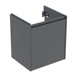 Geberit Renova Plan Waschtisch-Unterschrank 504024JK1 Korpus/Front lava / lackiert seidenmatt, Breite 54,6 cm, 1 T&uuml;r
