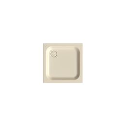 Bette BetteSupra Duschwanne 5820-001T 80x80x6,5cm, Wannentr&auml;ger, pergamon