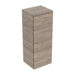 Geberit Renova Plan Mittelhochschrank 504044JR1 1 T&uuml;r, Breite 33cm, Korpus/Front Nussbaum / Melamin Holzstruktur