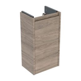 Geberit Renova Plan Unterschrank 504020JR1 32,4 x 60 x 23 cm, Korpus/Front Nussbaum / Melamin Holzstruktur, 1 T&uuml;r
