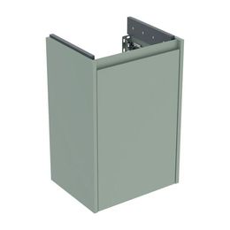 Geberit Renova Plan Unterschrank 504021IK1 40 x 60,6 x 20,3 cm, Korpus/Front salbeigr&uuml;n / lackiert seidenmatt, 1 T&uuml;r