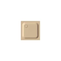 Bette BetteSupra Duschwanne 5820-003T 80x80x6,5cm, Wannentr&auml;ger, bahamabeige