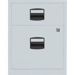 Bisley Mobiler Beistellschrank PFA, 1 Schublade, 1 H&auml;ngeregistratur, lichtgrau
