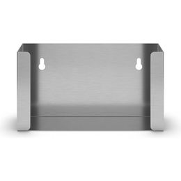 Handschuh- und Kosmetiktuchspender, f&uuml;r 1 Box, HxBxT 120 x 222 x 65 mm, Edelstahl kaiserkraft