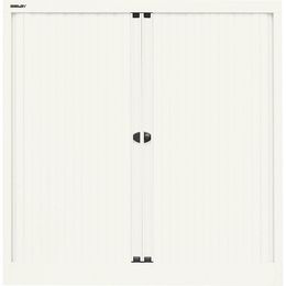 Bisley Rollladenschrank ESSENTIALS, HxBxT 1000 x 1000 x 470 mm, 1 Fachboden, verkehrswei&szlig;