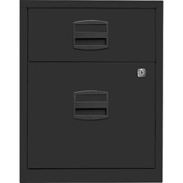 Bisley Mobiler Beistellschrank PFA, 1 Schublade, 1 H&auml;ngeregistratur, schwarz
