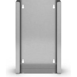 Handschuh- und Kosmetiktuchspender, f&uuml;r 3 Boxen, HxBxT 350 x 222 x 65 mm, Edelstahl kaiserkraft