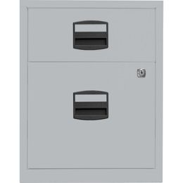 Bisley Mobiler Beistellschrank PFA, 1 Schublade, 1 H&auml;ngeregistratur, silber