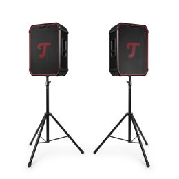 Teufel ROCKSTER NEO Stereo-Set + K&M Boxenstativ